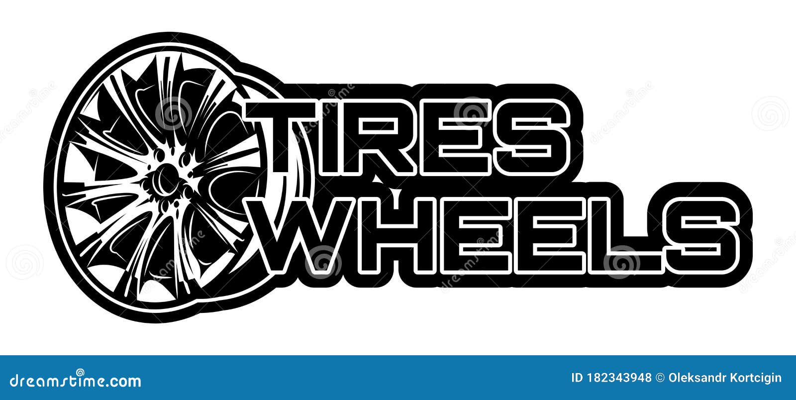 Vector Monochrome Illustration with a Rim. Template for Design Stock ...