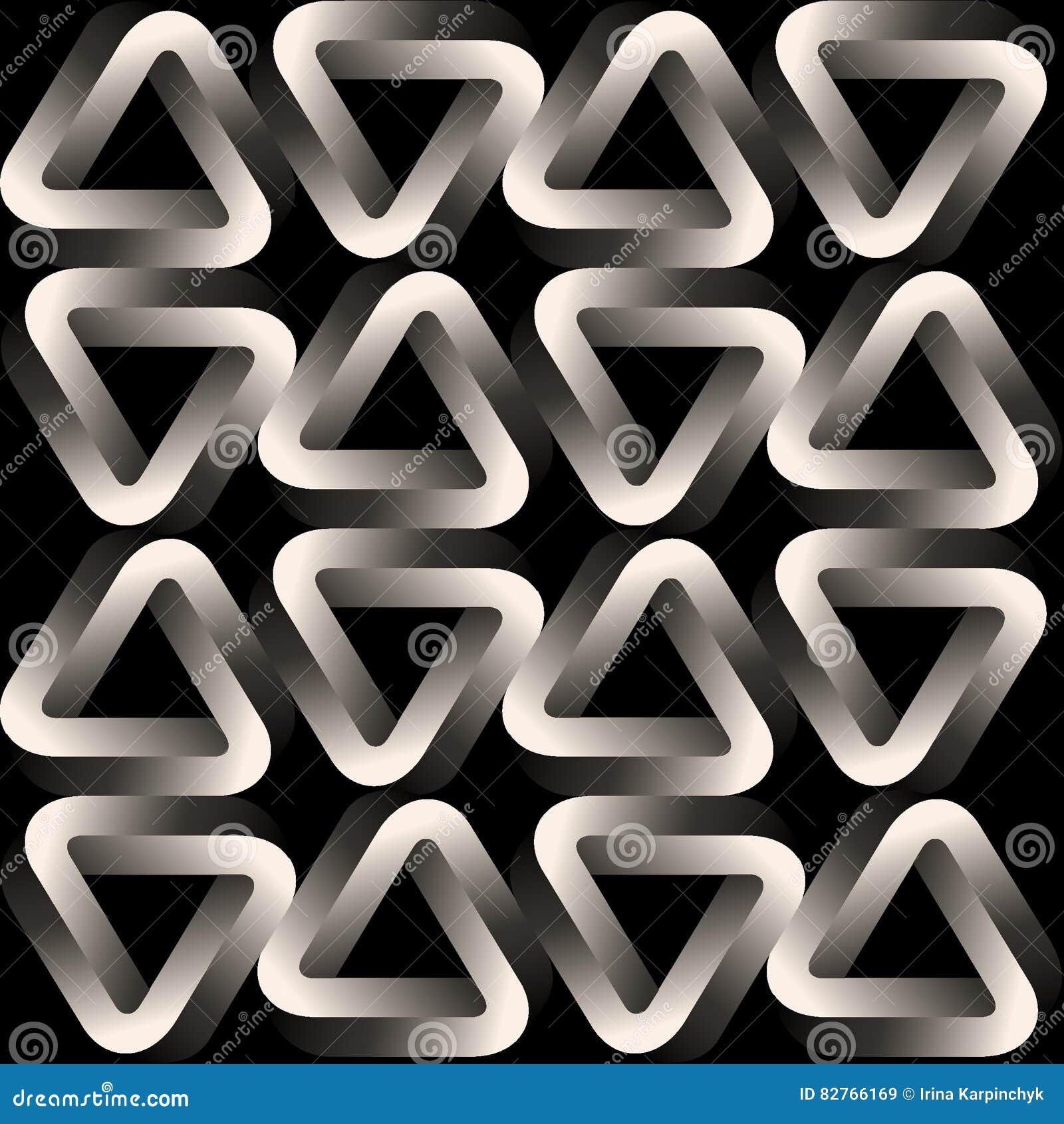 Vector Monochrome Pattern. Modern Stylish Texture Stock Vector ...