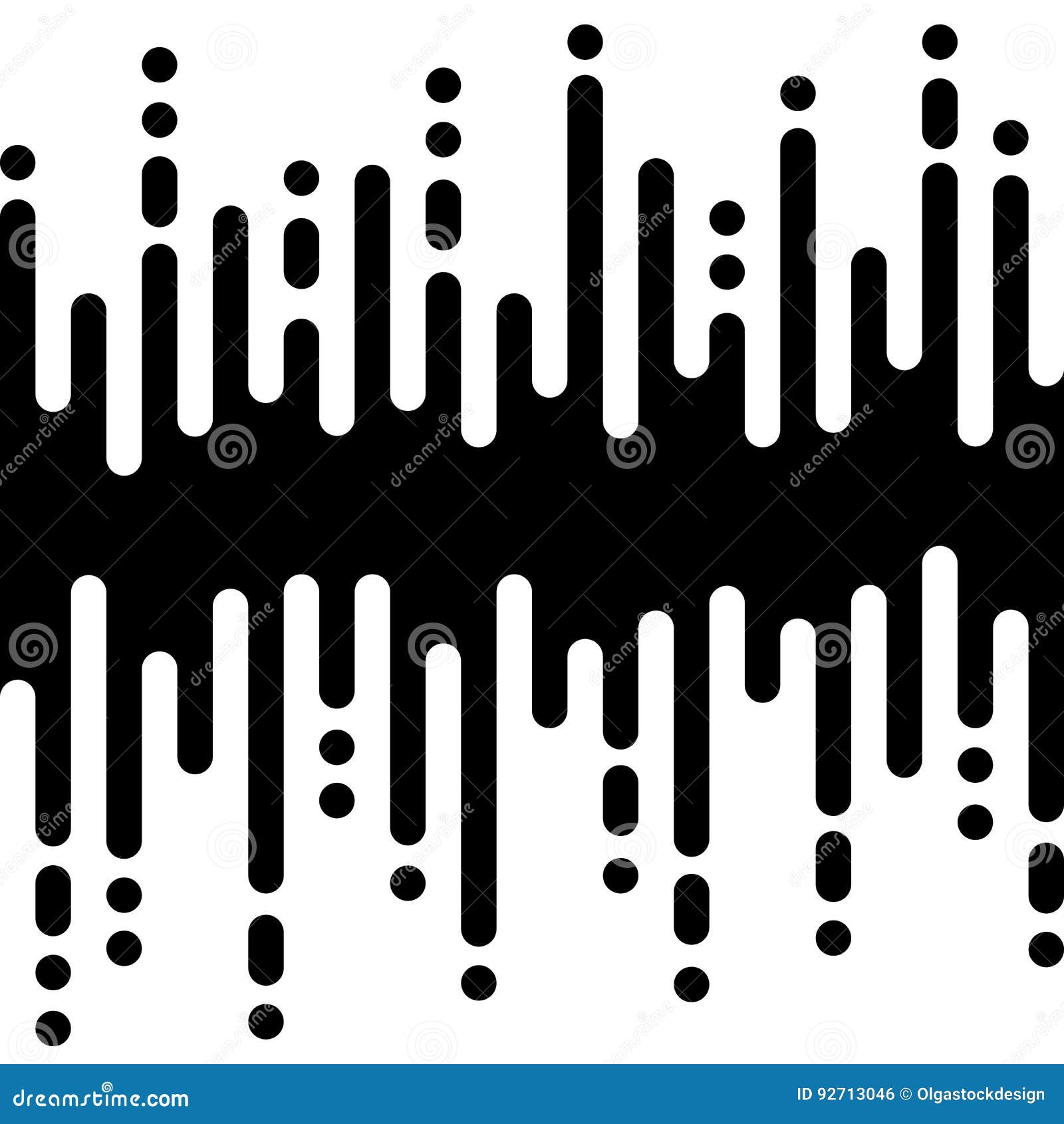 The Transition From Black To White With Uneven Border Line ...