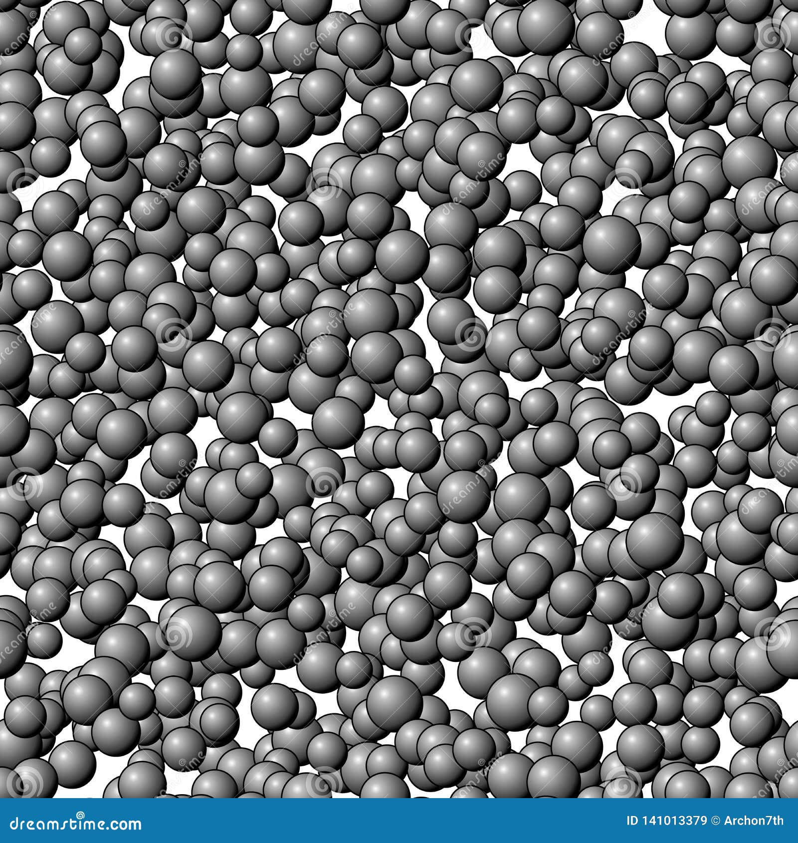 Vector Monochrome Texture, Grayscale Seamless Pattern with Chaotic ...