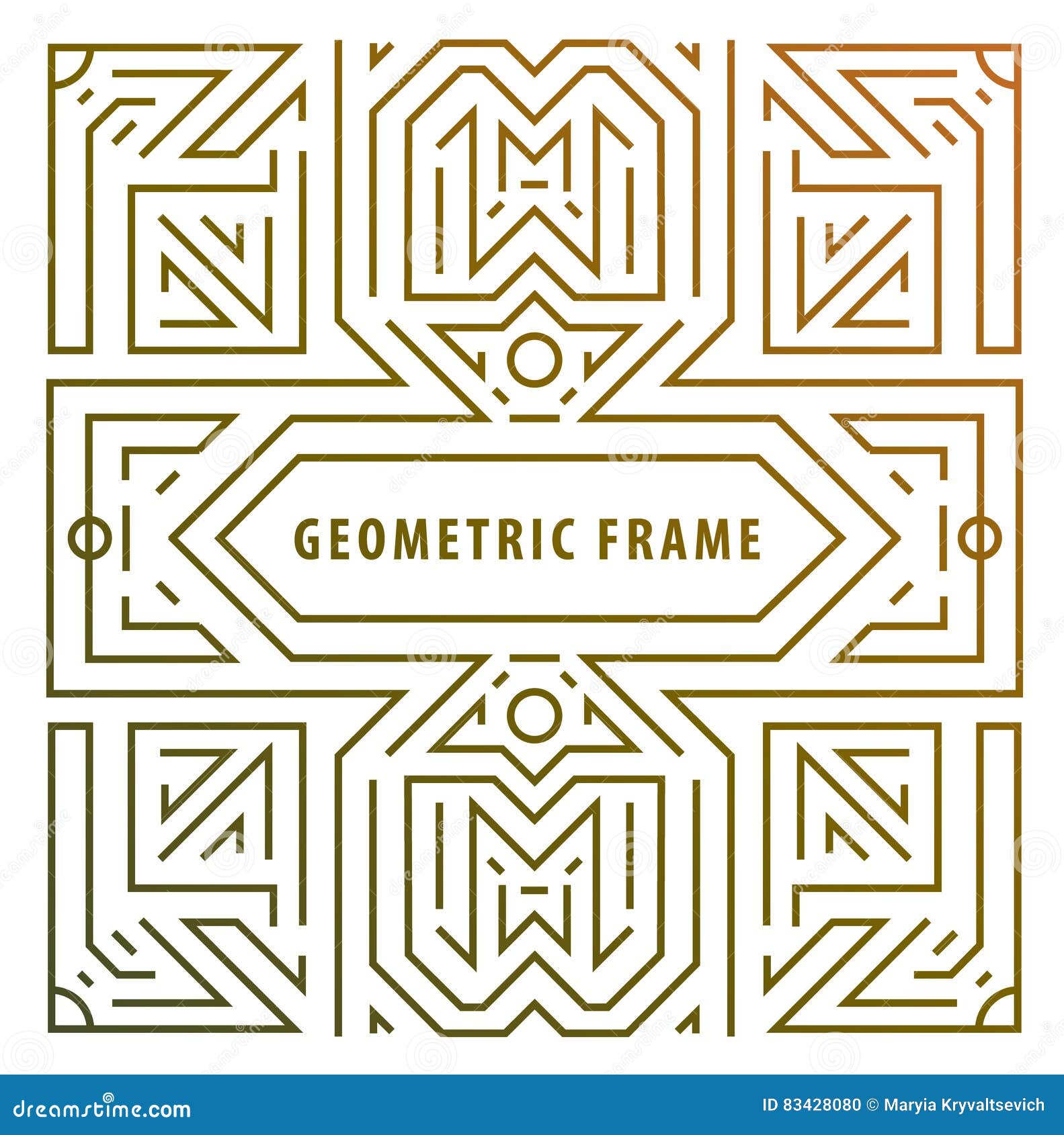 Vector Monogram Design Elements in Trendy Vintage and Mono Line Style ...