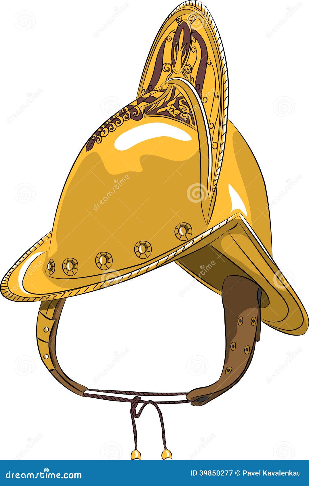 Morion Helmet Vintage Engraving Vector Illustration | CartoonDealer.com ...