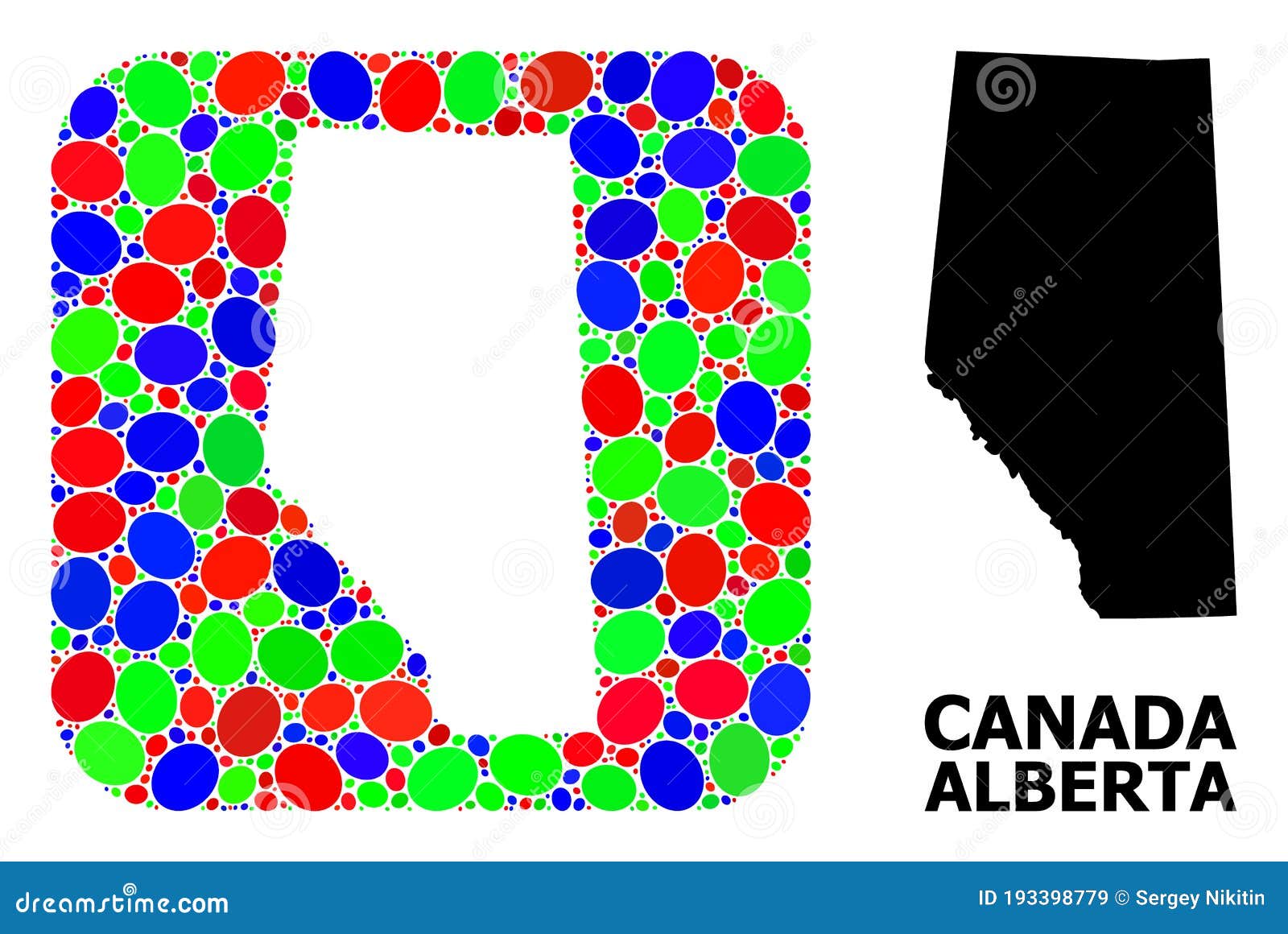Alberta Province Vector Editable Map Of The Canada | CartoonDealer.com ...