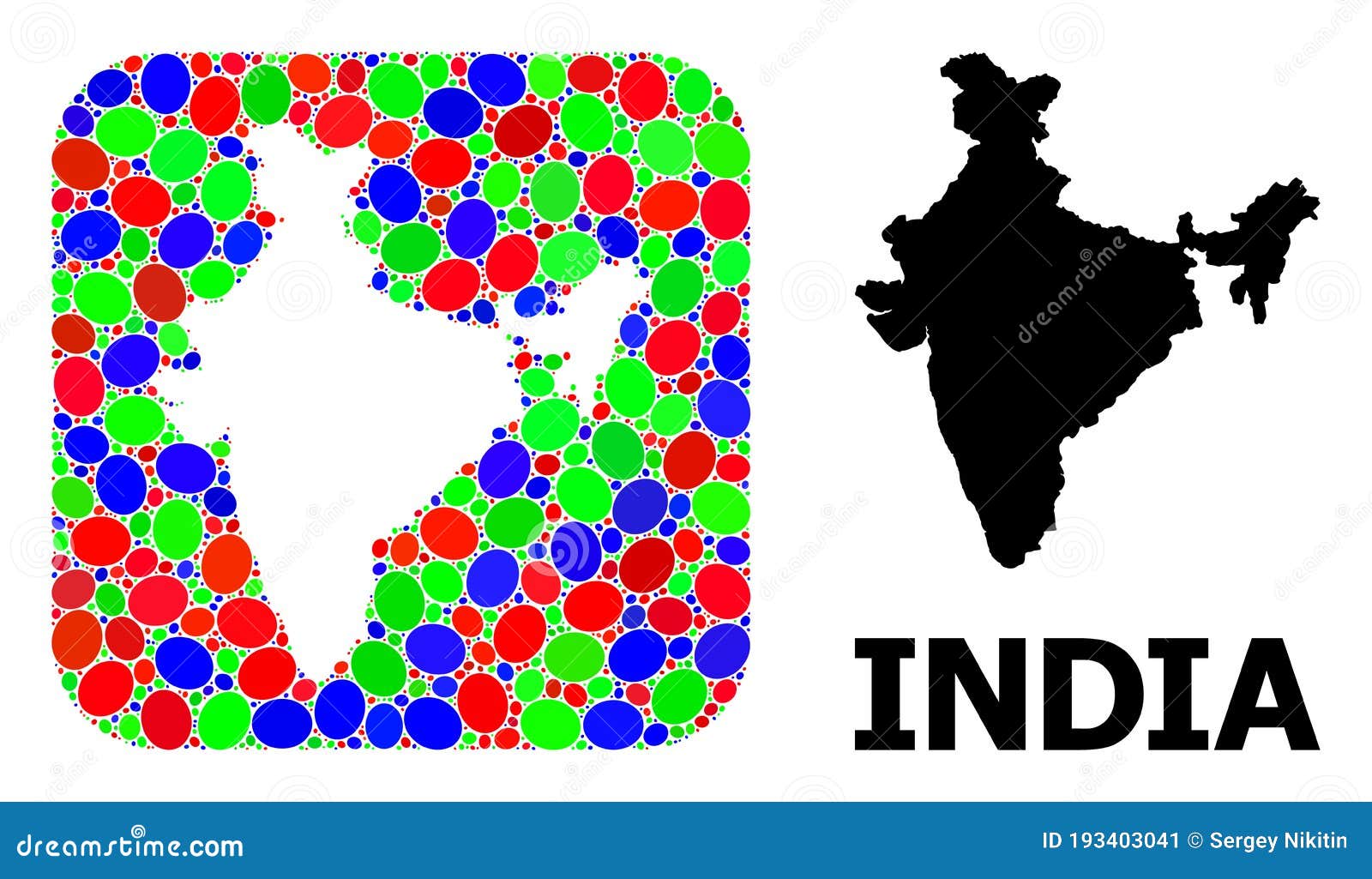 Stencil Map Of India. Vector Illustration | CartoonDealer.com #176880138