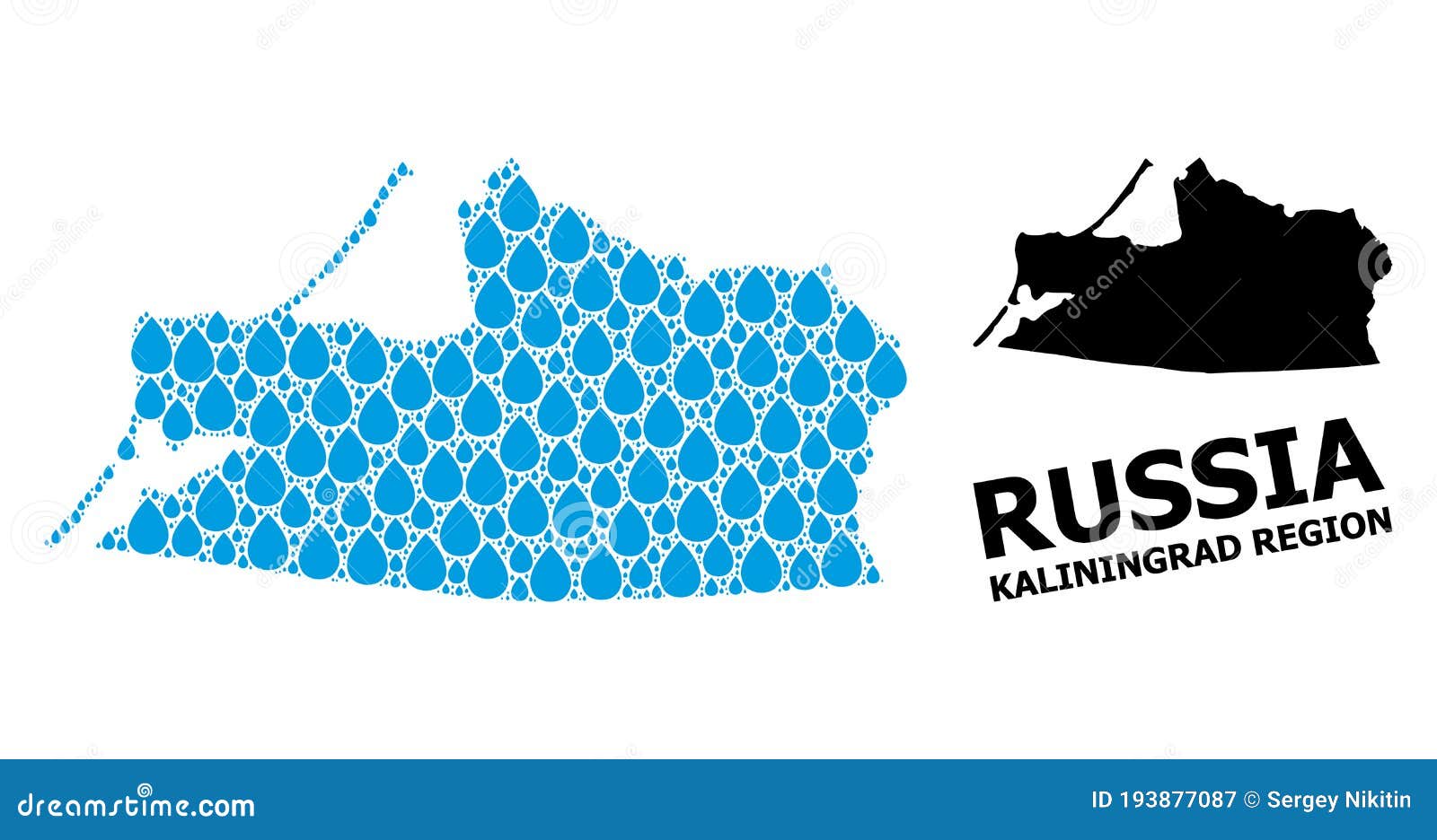 Vector Map Of Kaliningrad Region, Russia | CartoonDealer.com #118174432