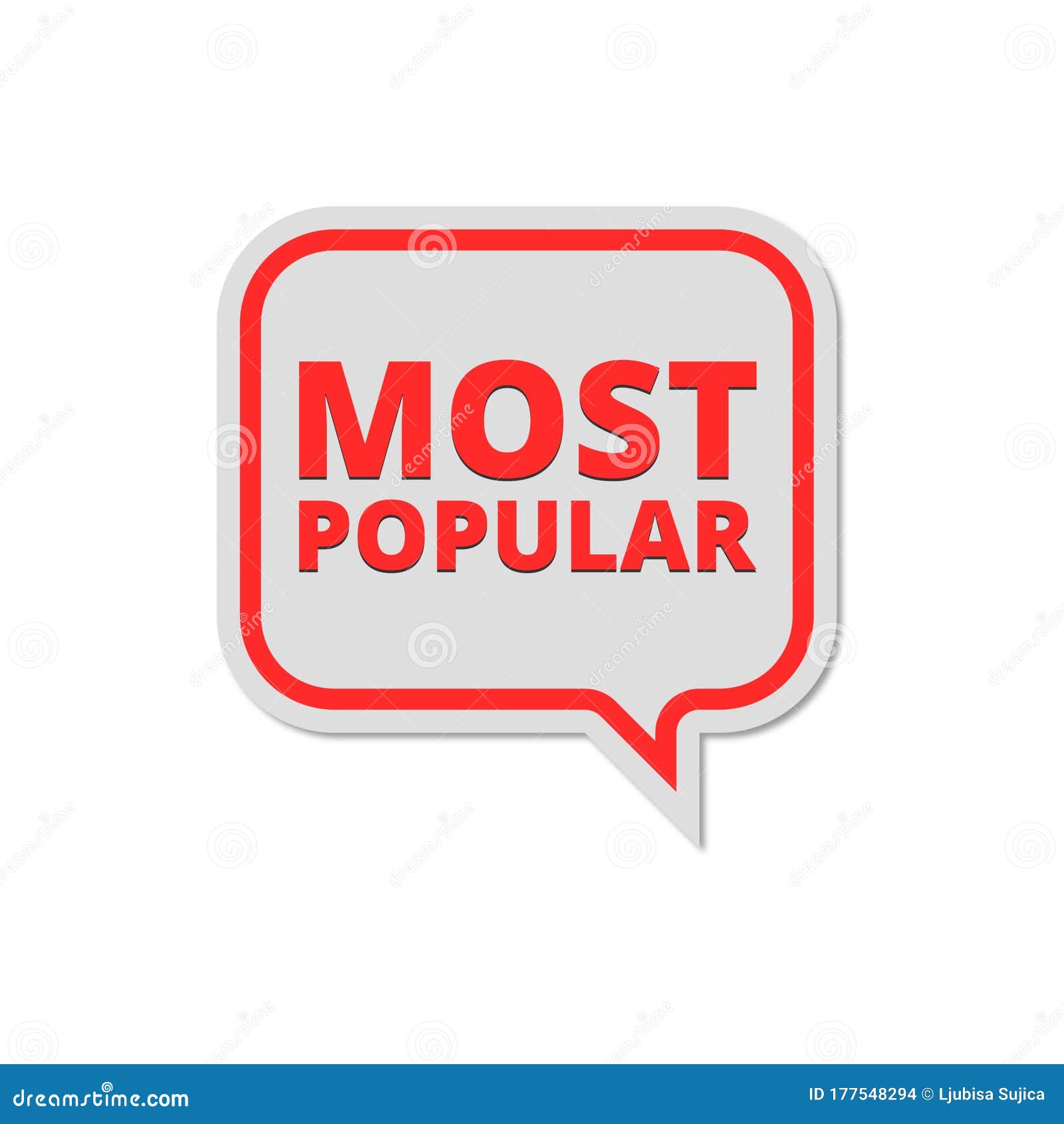 Vector Most Popular Sign stock illustration. Illustration of icon ...