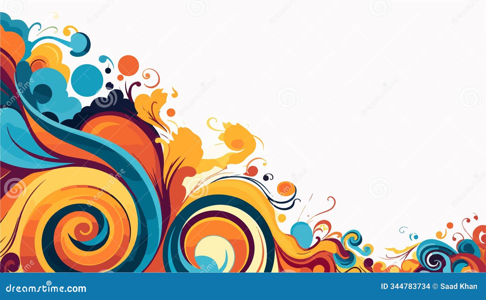 Vector Motif Themed Background Design Cartoon Vector Stock Vector ...
