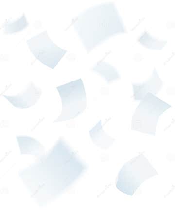 Paper falling down, vector stock vector. Illustration of confetti ...