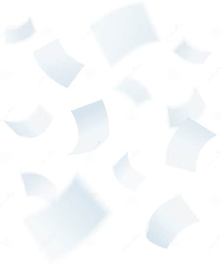 Paper falling down, vector stock vector. Illustration of confetti ...