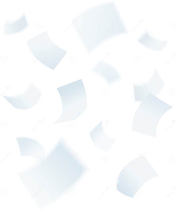 Paper falling down, vector stock vector. Illustration of confetti ...