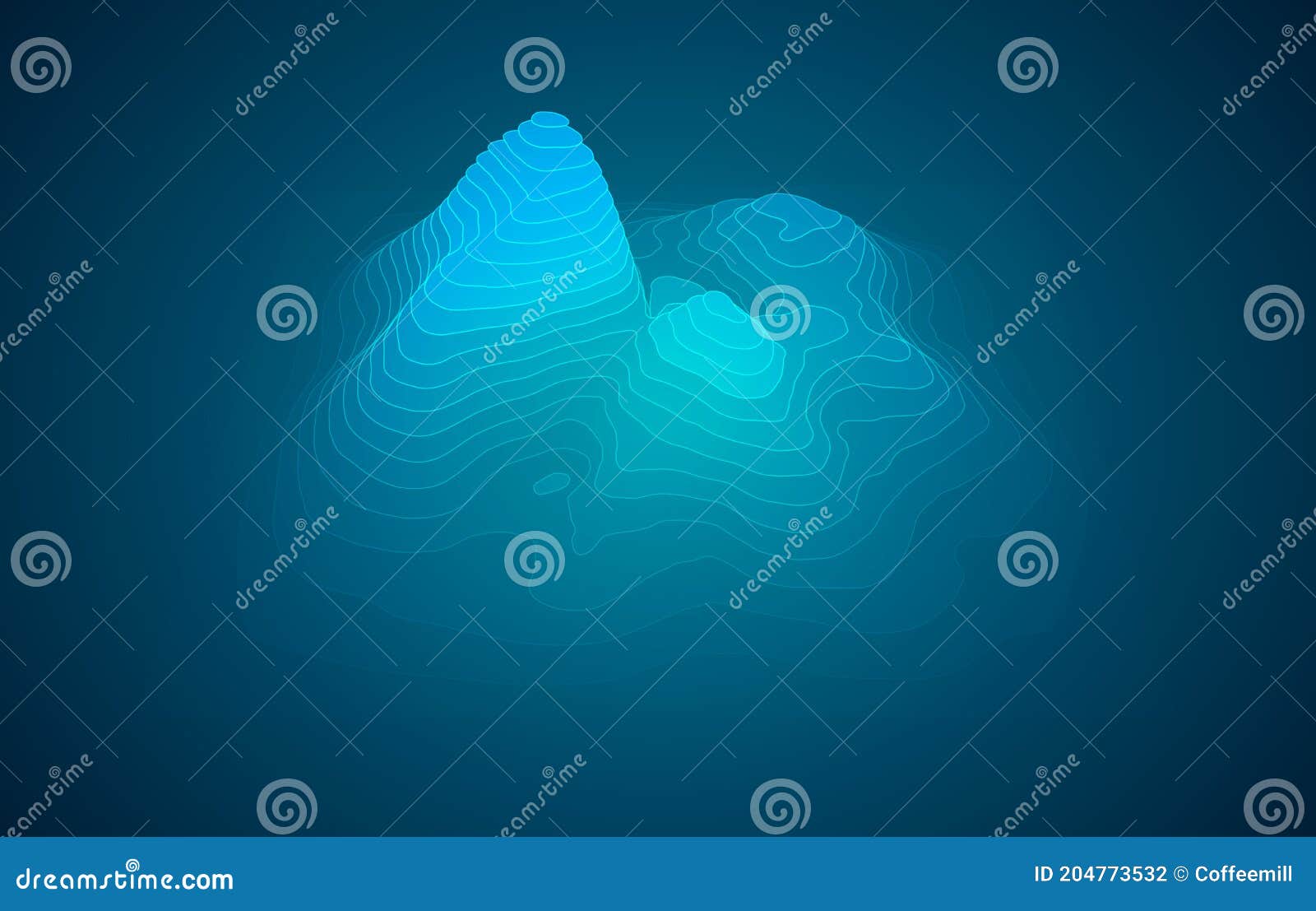 Vector Mountain Layout, Diagram, Layers Stock Vector - Illustration of ...