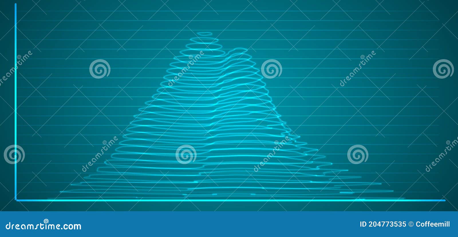 Vector Mountain Layout, Diagram, Layers Stock Vector - Illustration of ...