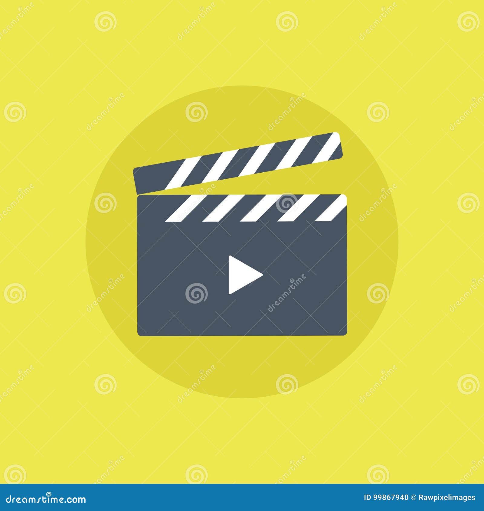 Vector of Movie Player Icon Stock Vector - Illustration of multimedia ...