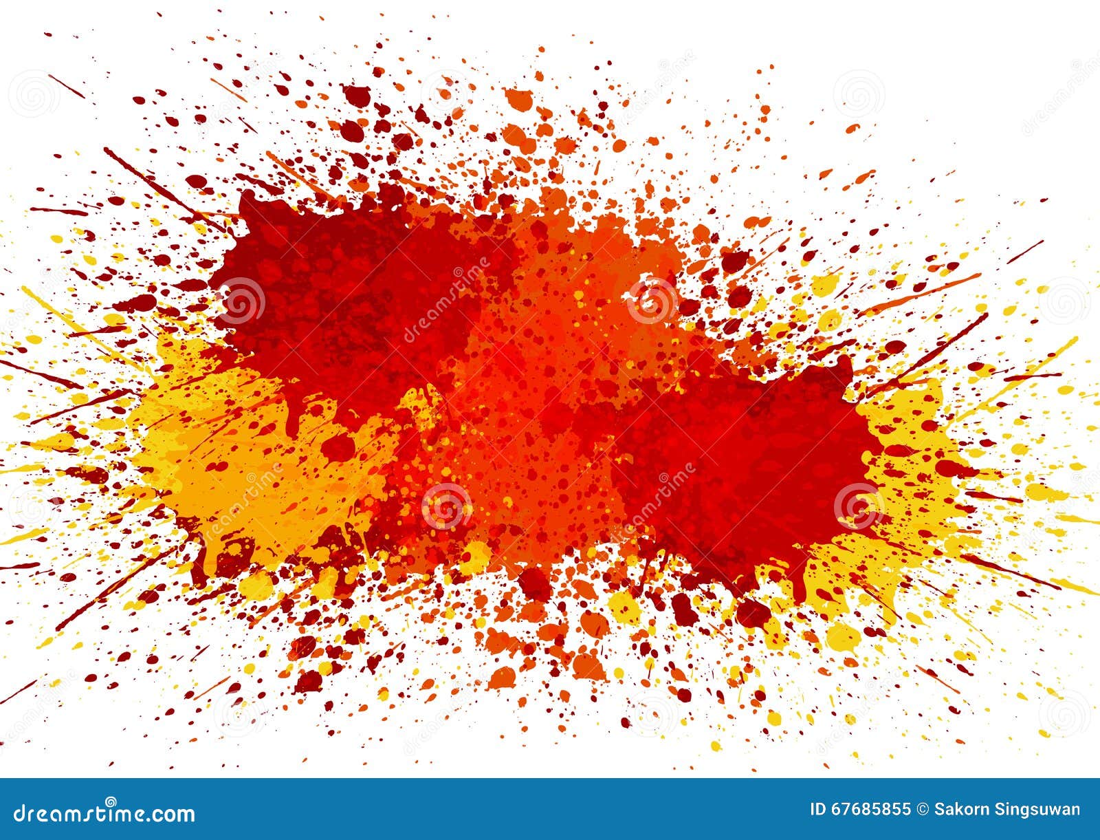 Vector Multi Color Splatter Background. Illustration Desi Stock Vector ...
