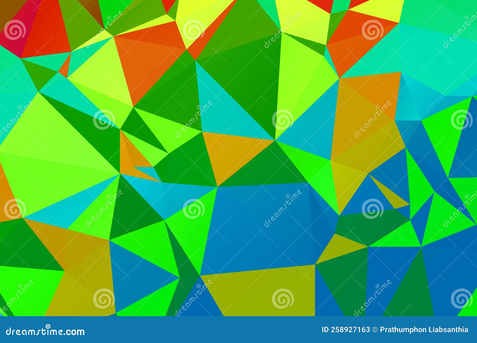 Vector, Multicolor Geometric Background. Triangles, Triangulation Stock ...