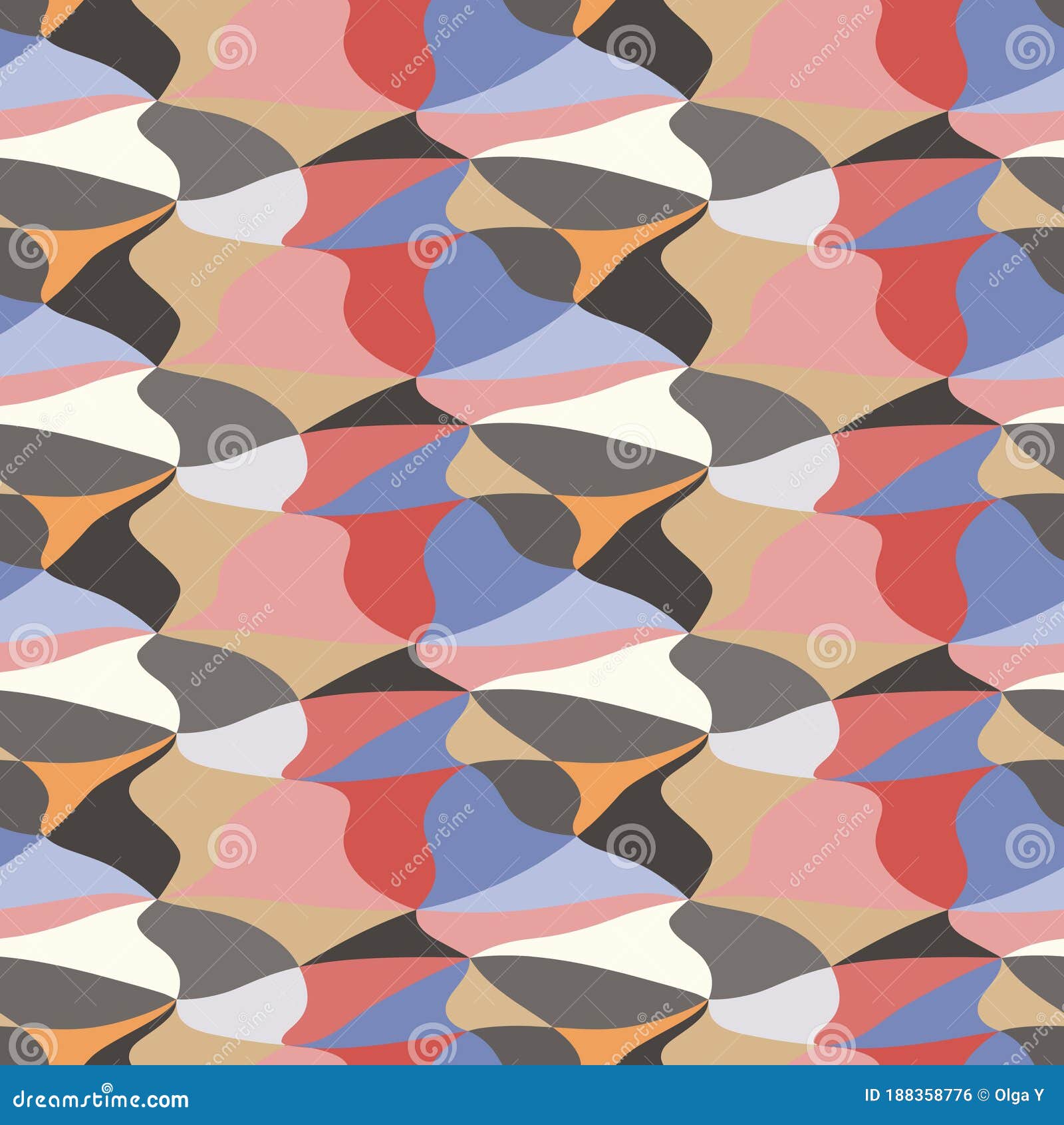 Vector Multicolored Abstract Background with Smooth Triangles. Modern ...