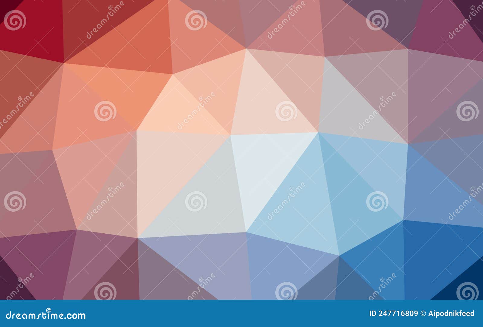 Vector Multicolored Abstract Triangles Background Stock Illustration