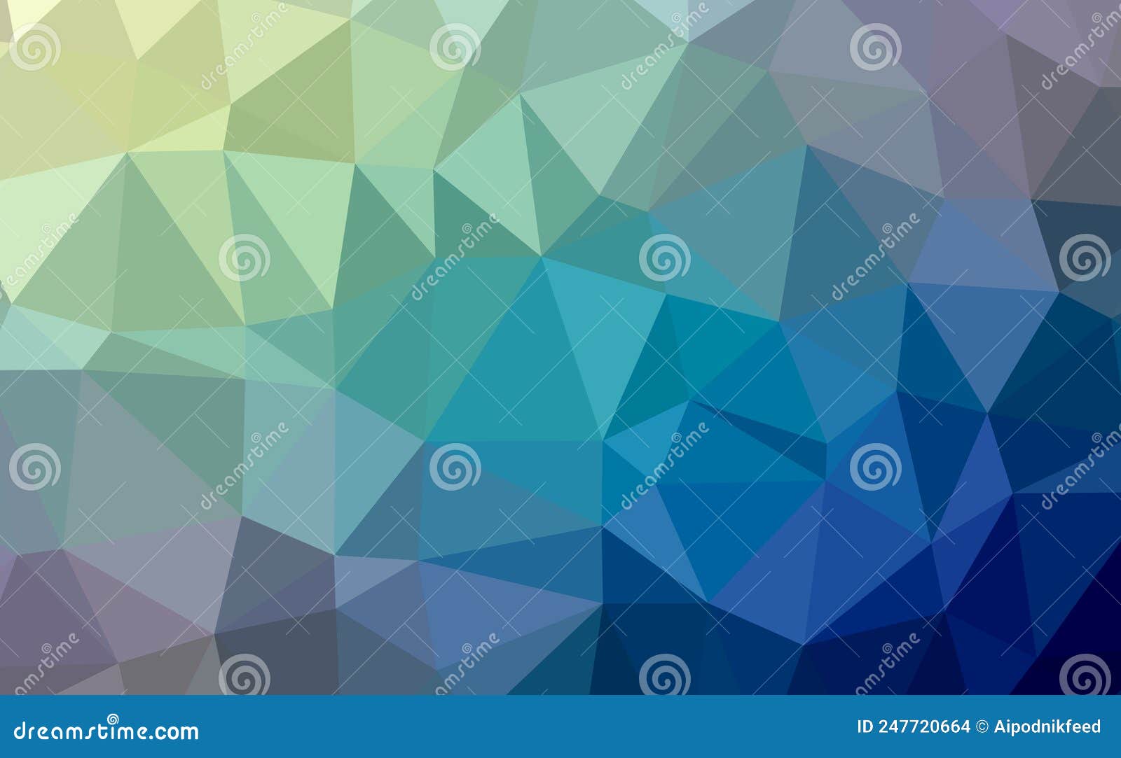 Vector Multicolored Abstract Triangles Background Stock Illustration