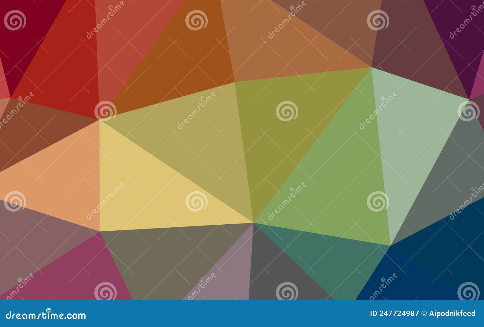 Vector Multicolored Abstract Triangles Background Stock Illustration ...
