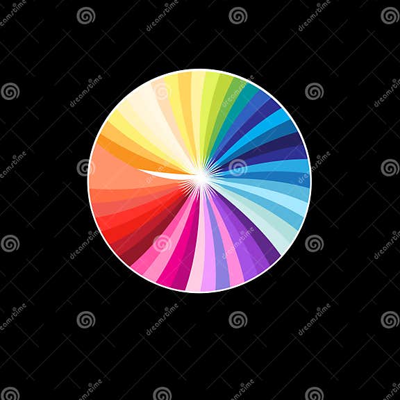 Vector Multicolored Circle Palette Stock Vector - Illustration of ...