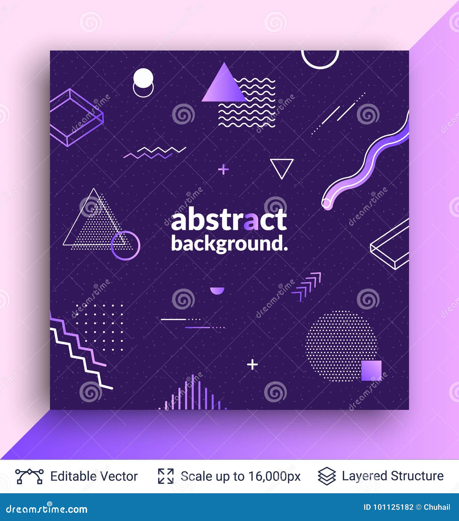 Abstract Avangarde Retro Background. Stock Vector - Illustration of ...