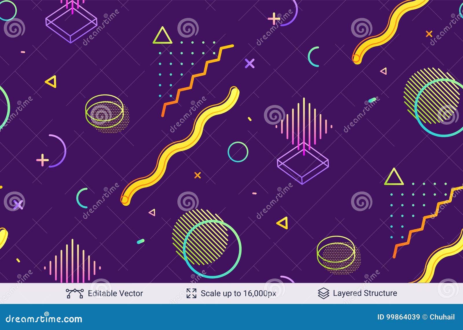 Abstract Avangarde Retro Background. Stock Vector - Illustration of ...