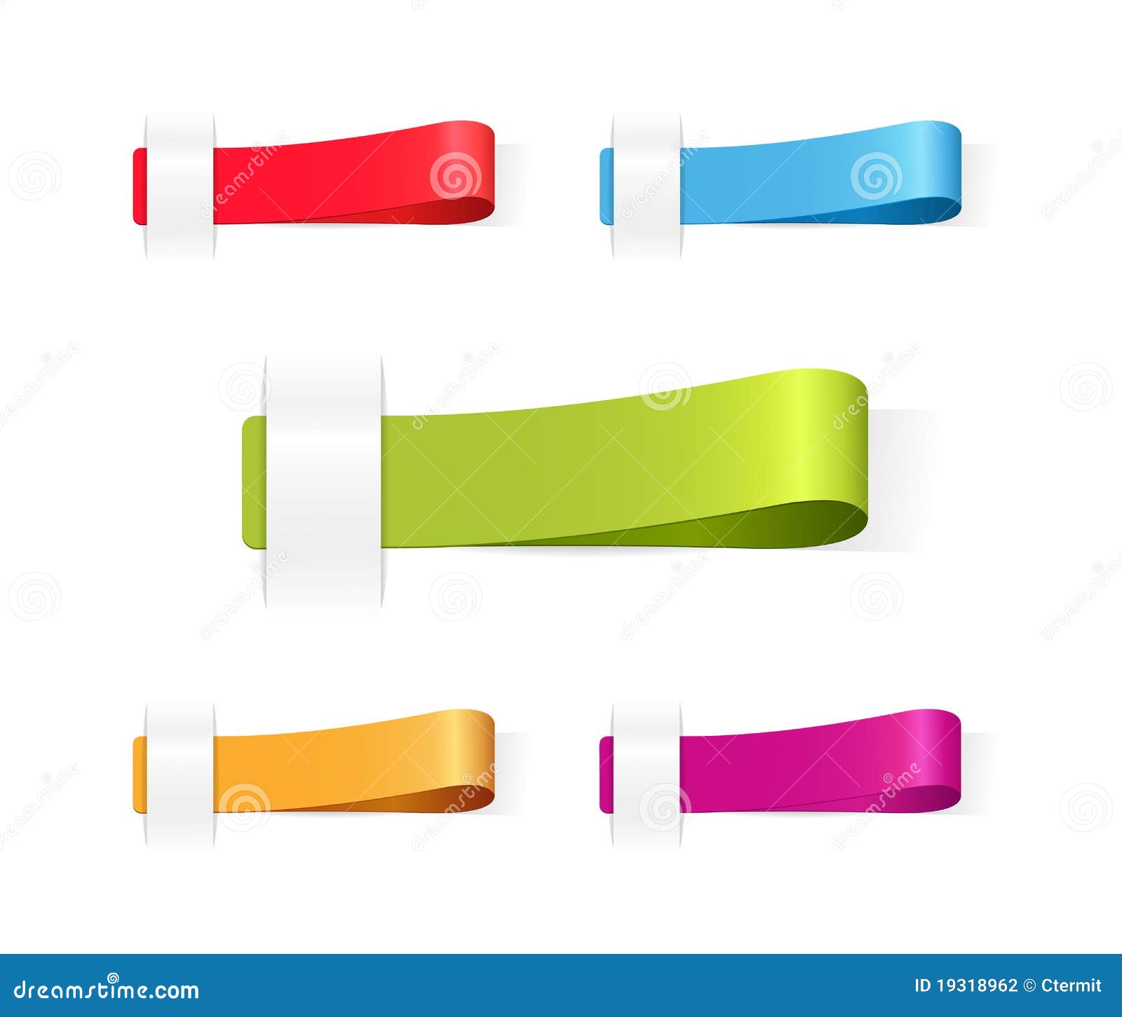 Vector Multicolored Tag Labels Stock Vector - Illustration of graphic ...