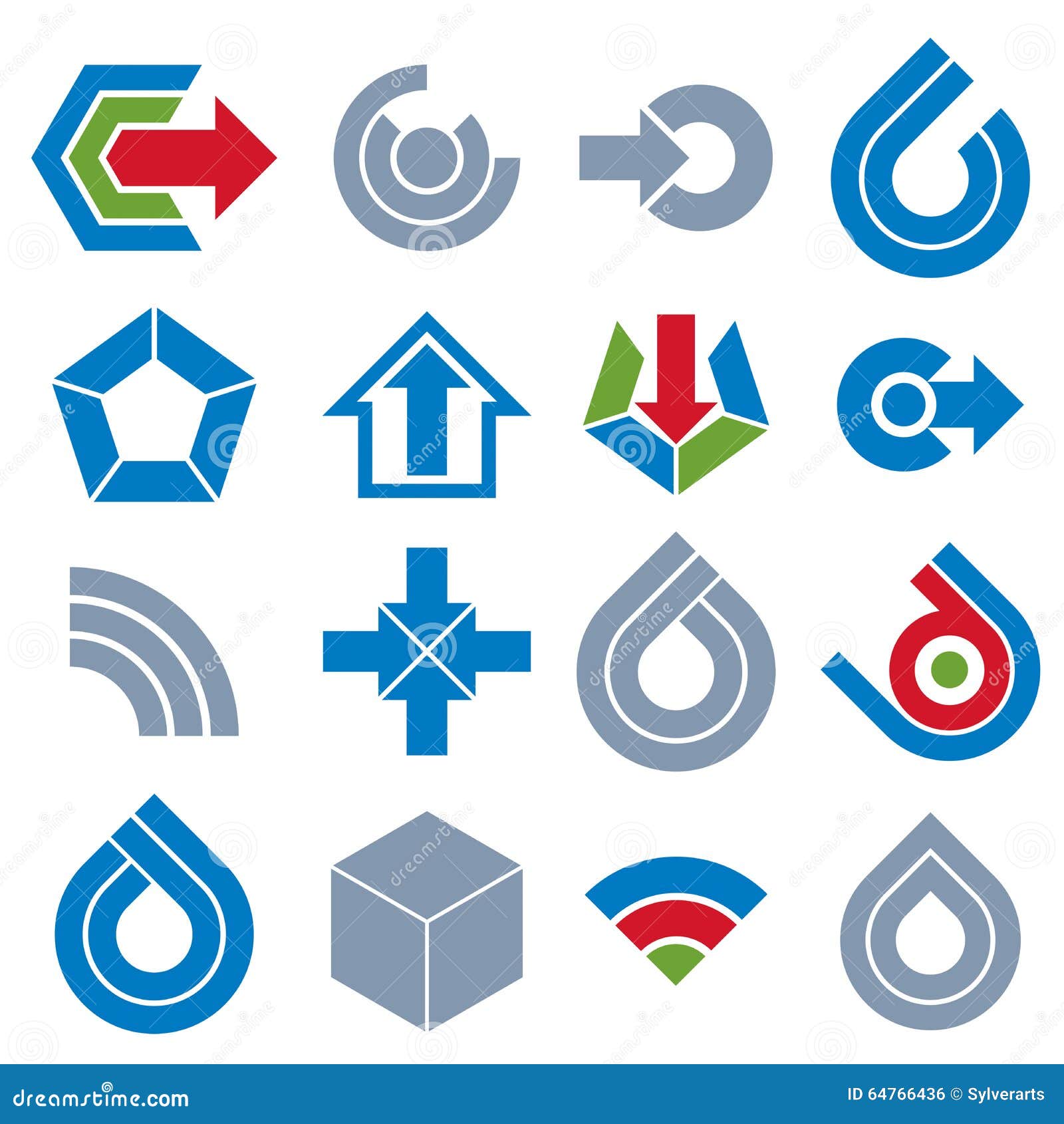 Vector Multimedia Signs Collection Isolated on White Background. Stock ...