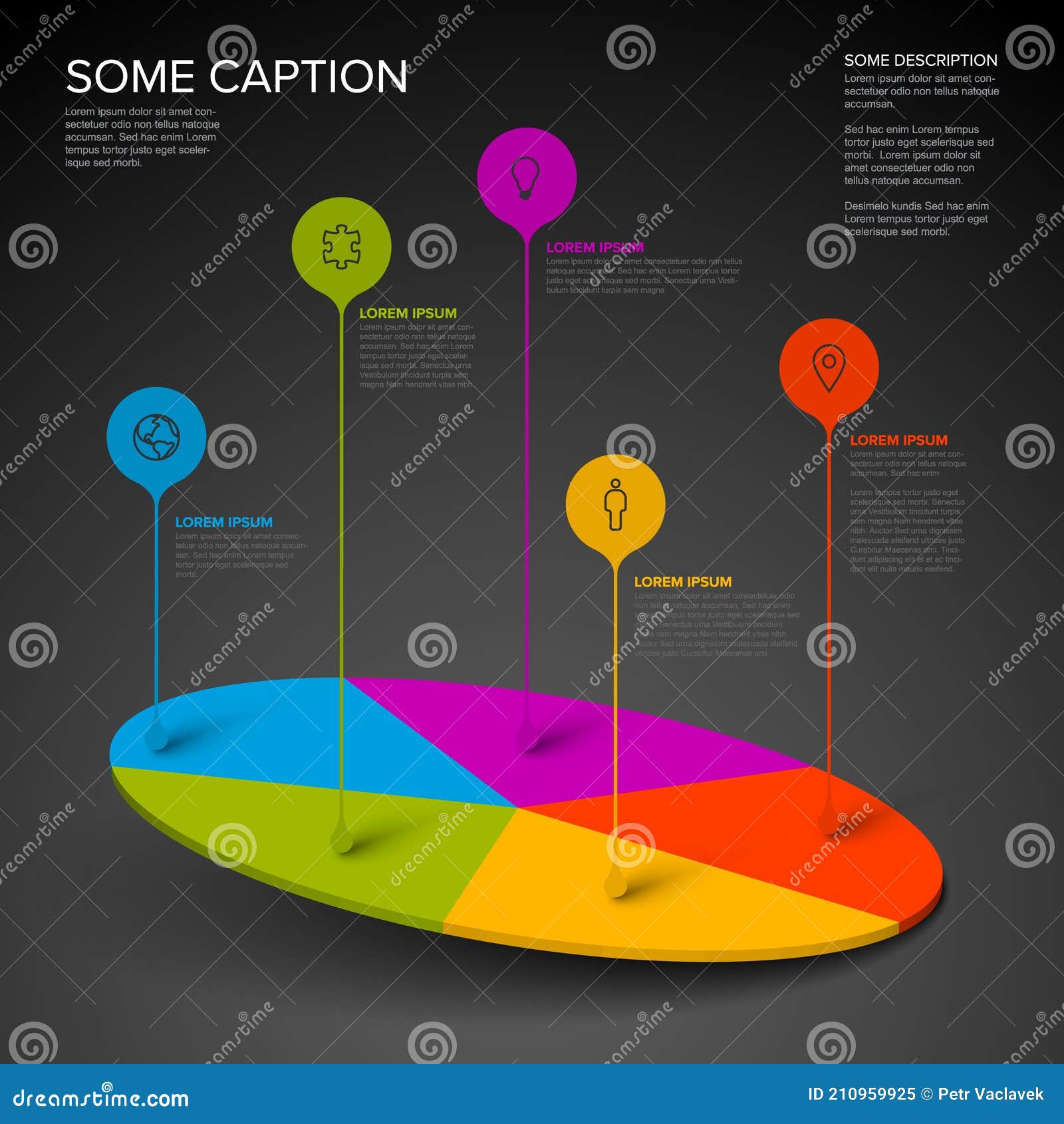 Vector Multipurpose Infographic Template Stock Vector - Illustration of ...