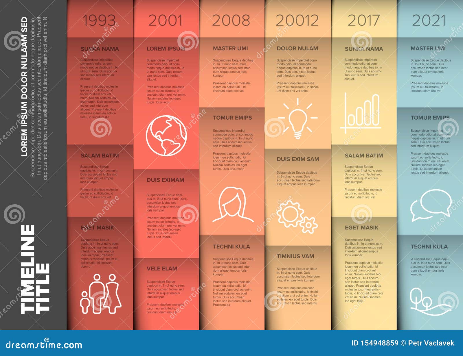 Vector Multipurpose Infographic Timeline Table Template Stock Vector ...