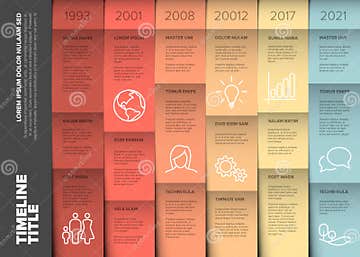 Vector Multipurpose Infographic Timeline Table Template Stock Vector ...