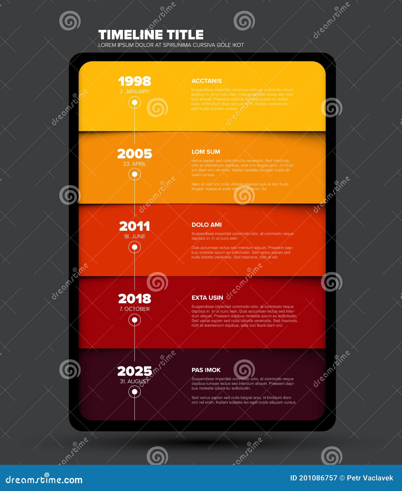 Vector Multipurpose Infographic Timeline Template Stock Vector ...