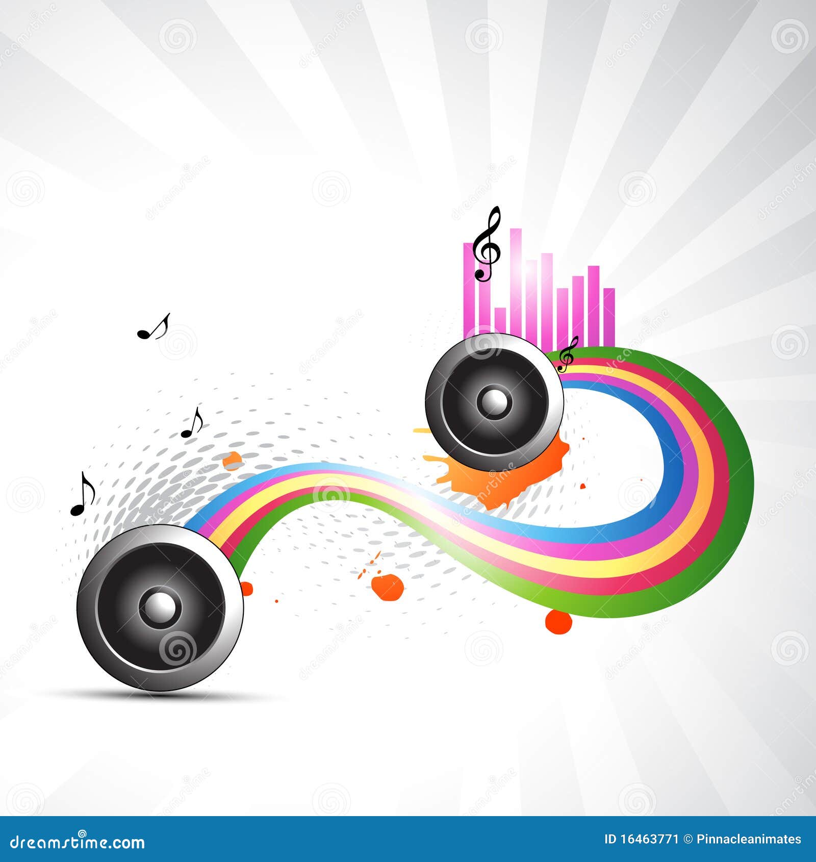 Vector music background stock illustration. Illustration of gradient ...