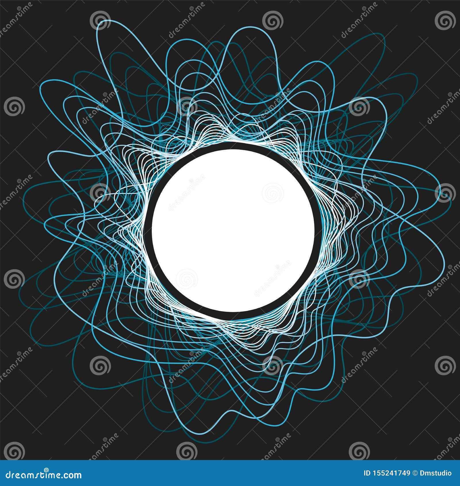 Vector Music Background of Audio Sound Wave Pulse Stock Vector ...