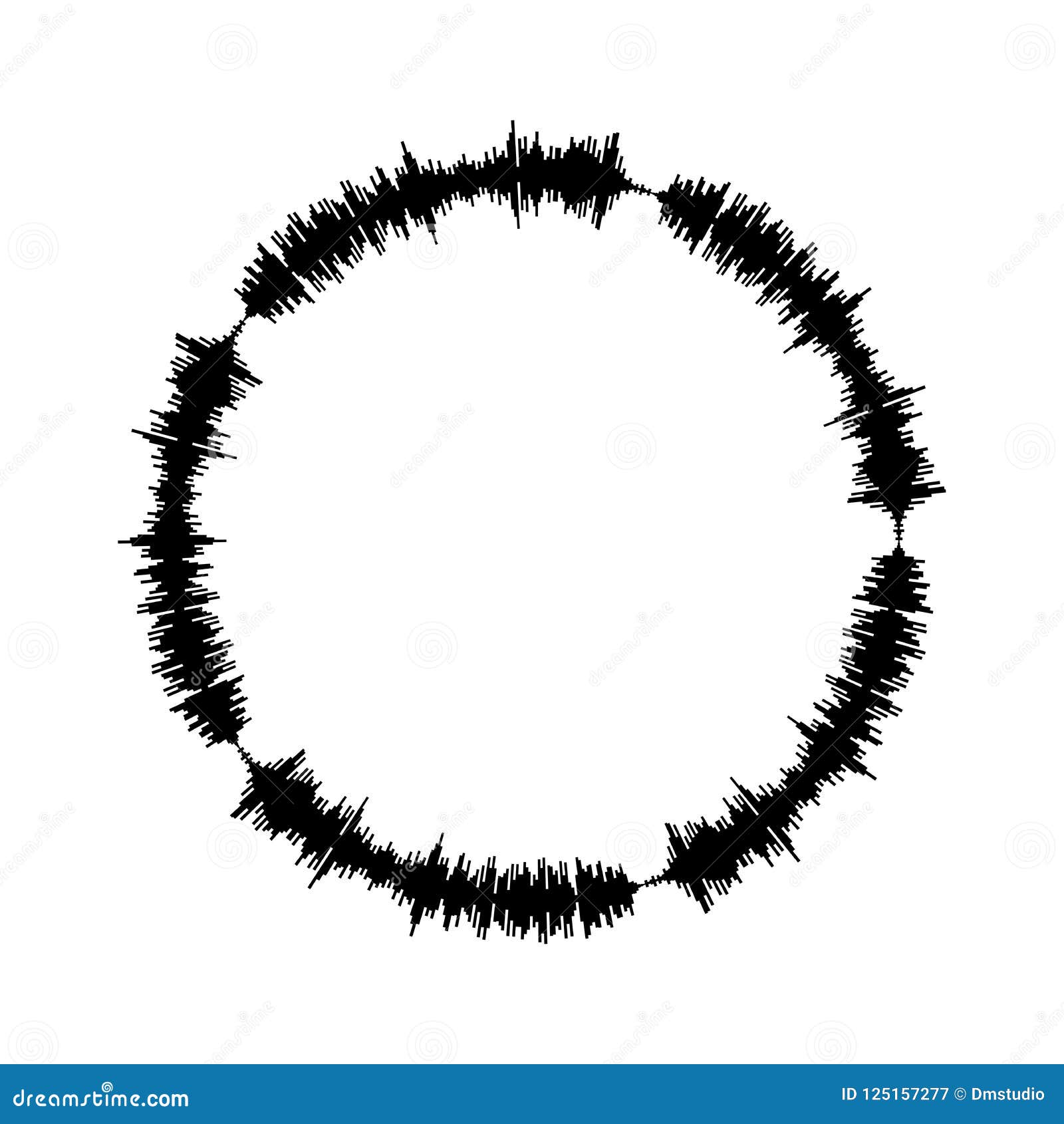 Vector Music Background Of Audio Sound Wave | CartoonDealer.com #125157277