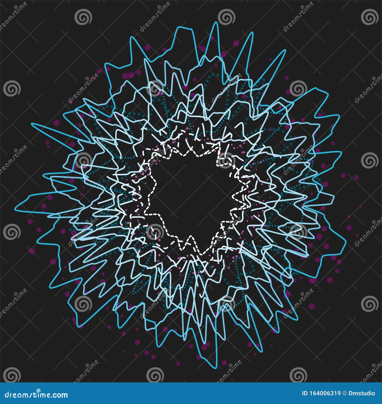 Circular Amplitude Process Infographic Vector Illustration ...
