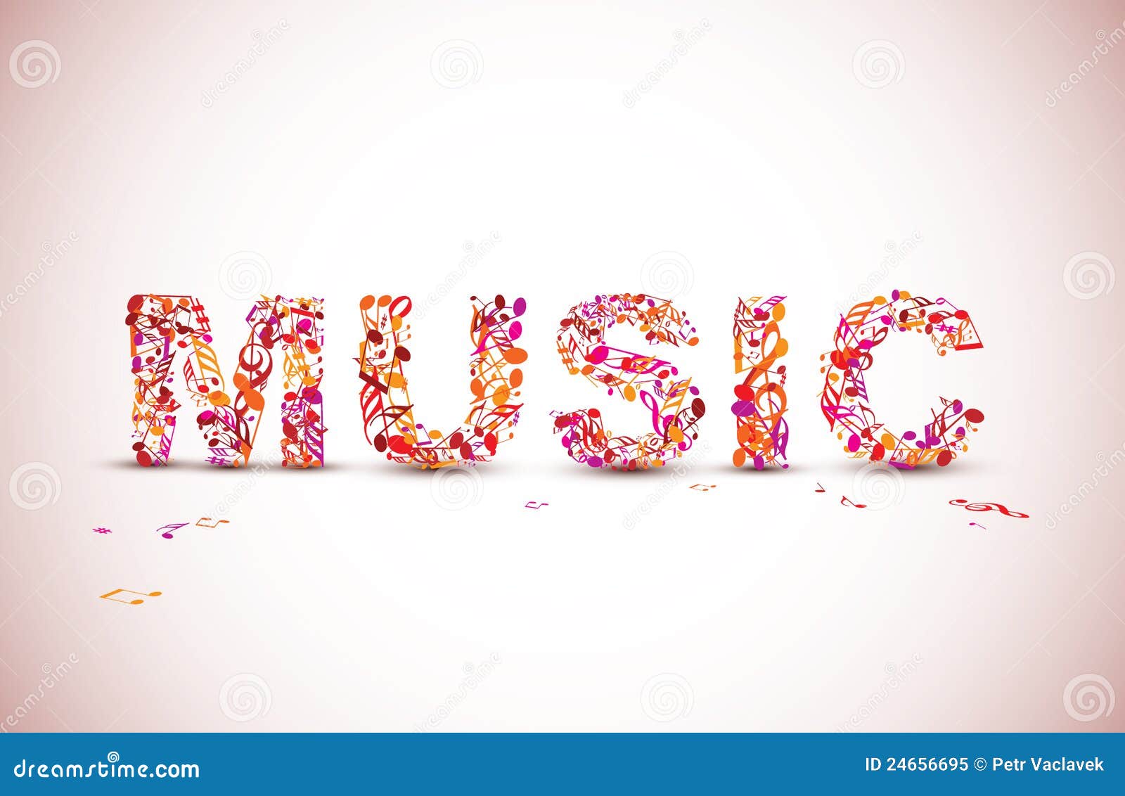 Music Lettering Silhouette Poster Rock Vector Illustration ...