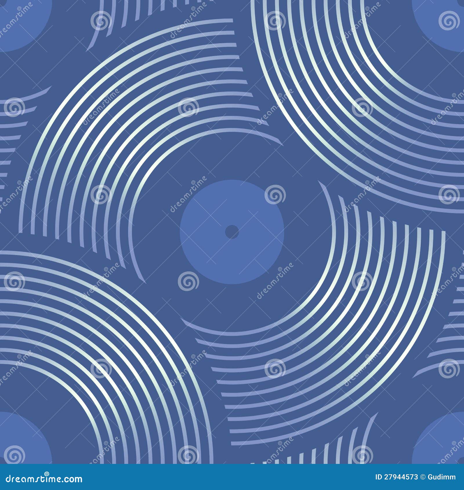 Vector Musical Discs Seamless Pattern Stock Vector - Illustration of ...