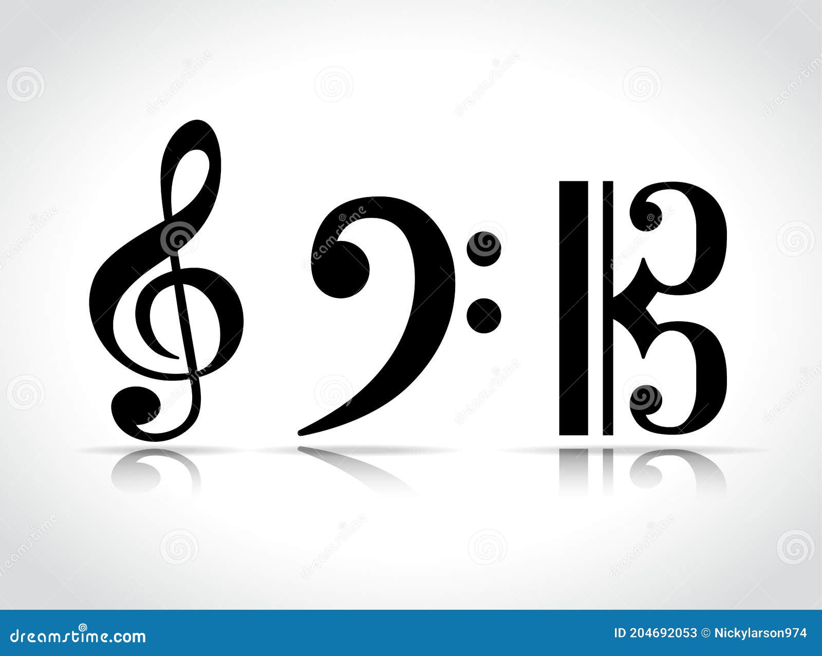 Vector Musical Symbol Design Icons Stock Vector - Illustration of ...