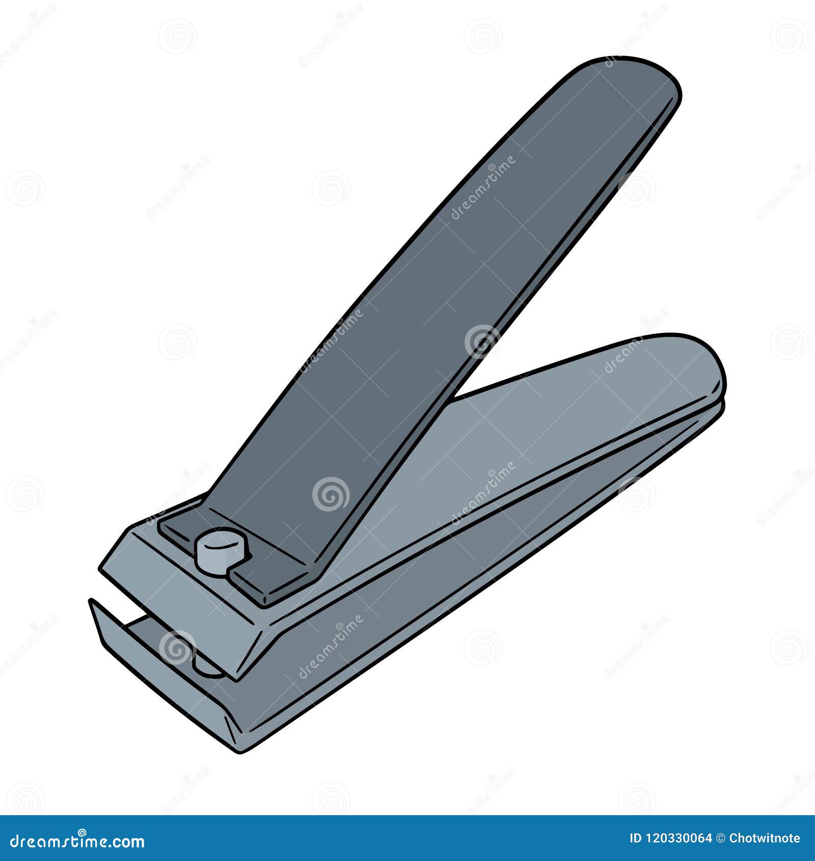 Vector of nail clipper stock vector. Illustration of metal - 120330064