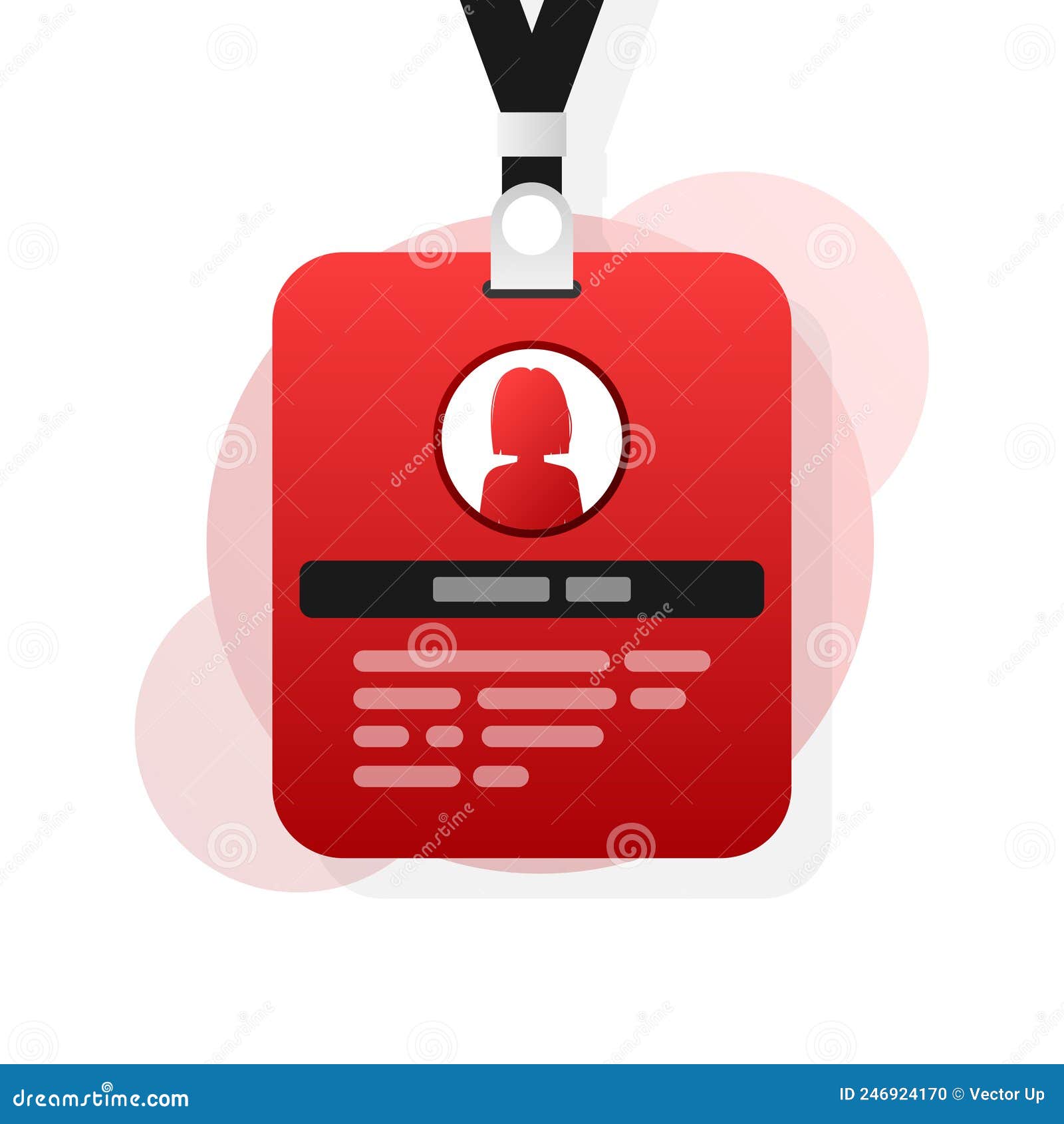 Vector Name Tag Icons - Identity Badge Symbol Stock Vector ...