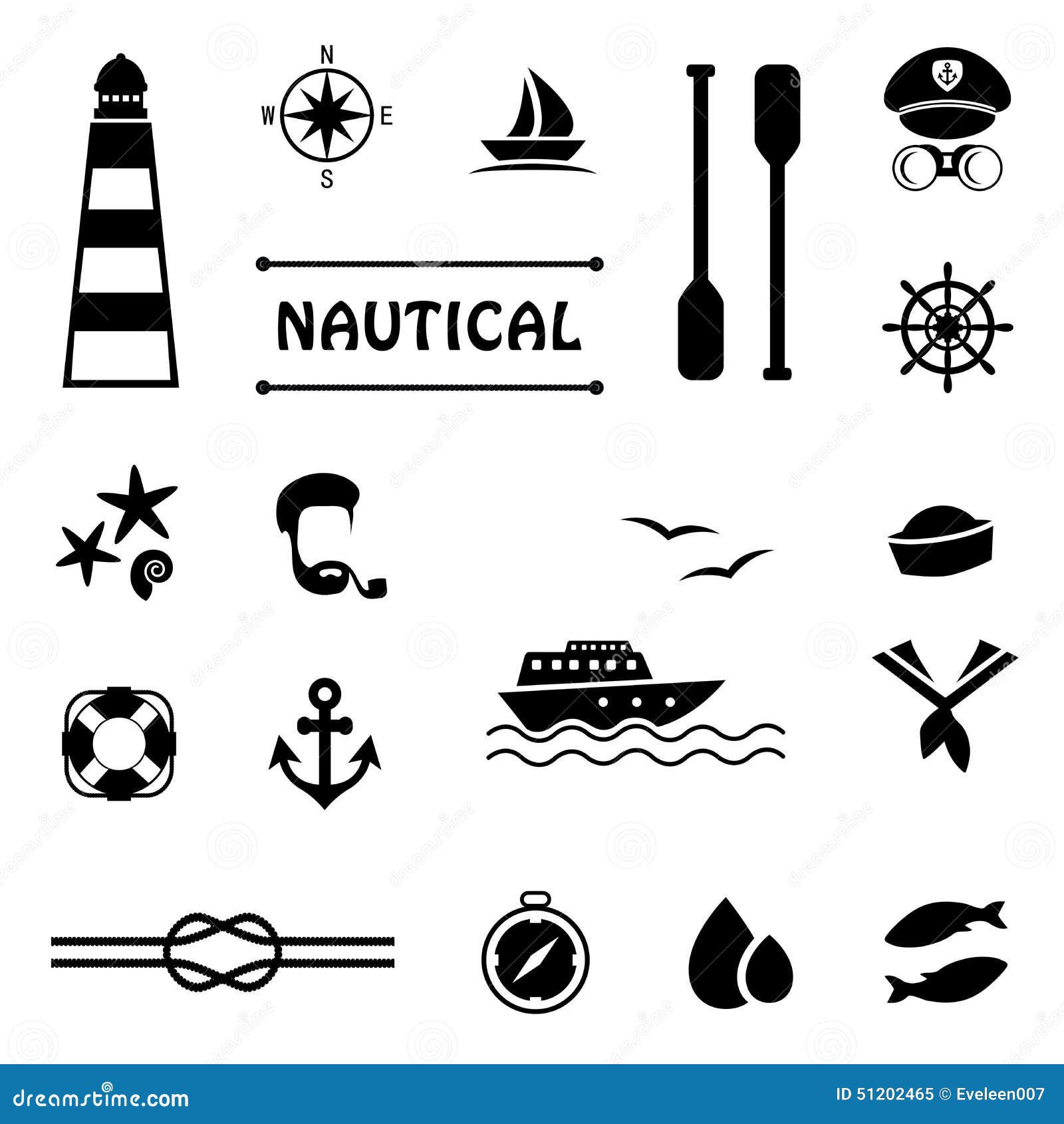 Set Of Vector Nautical Logotypes For Design | CartoonDealer.com #125653666