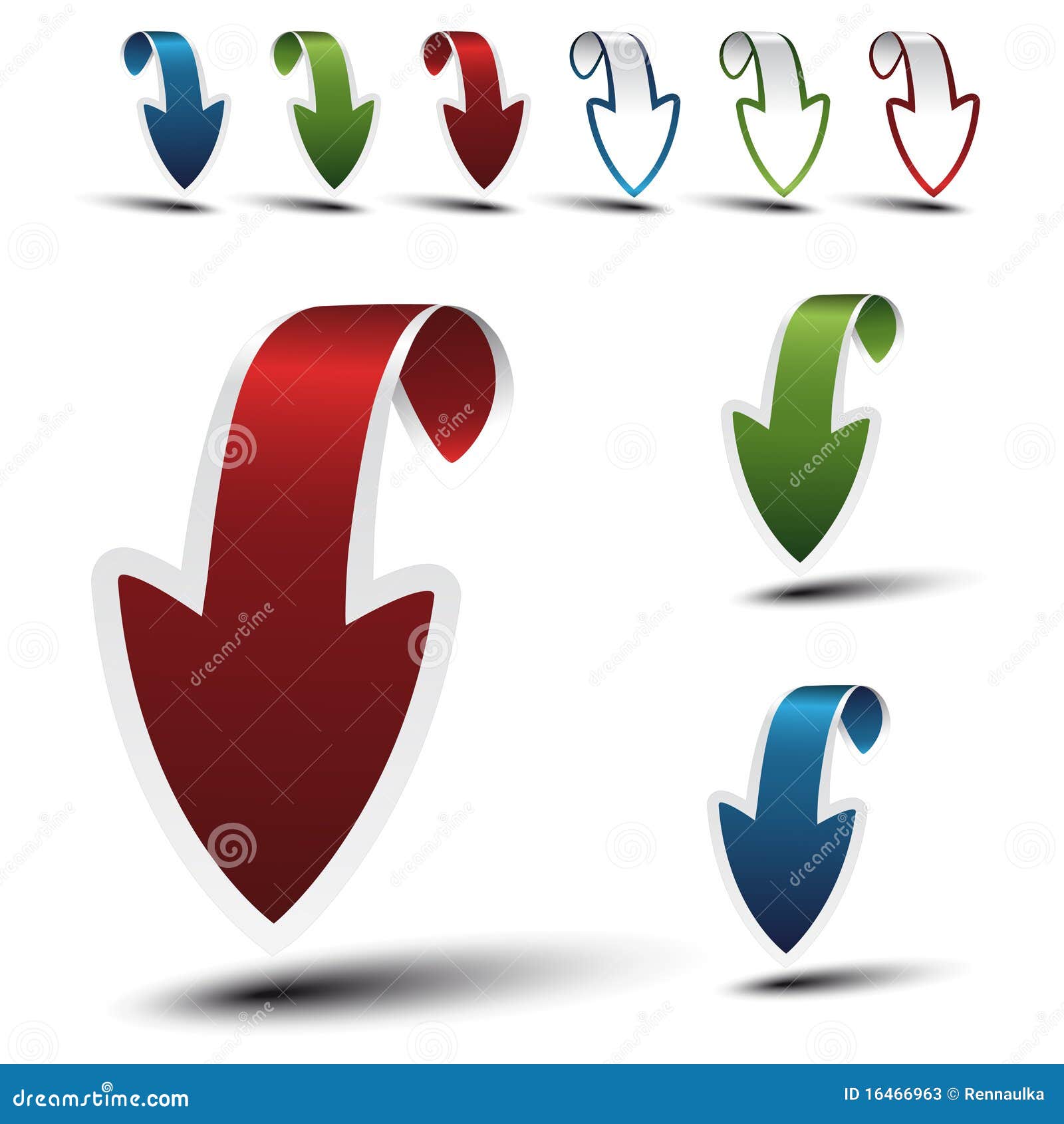 Vector navigation arrows stock vector. Illustration of direction - 16466963