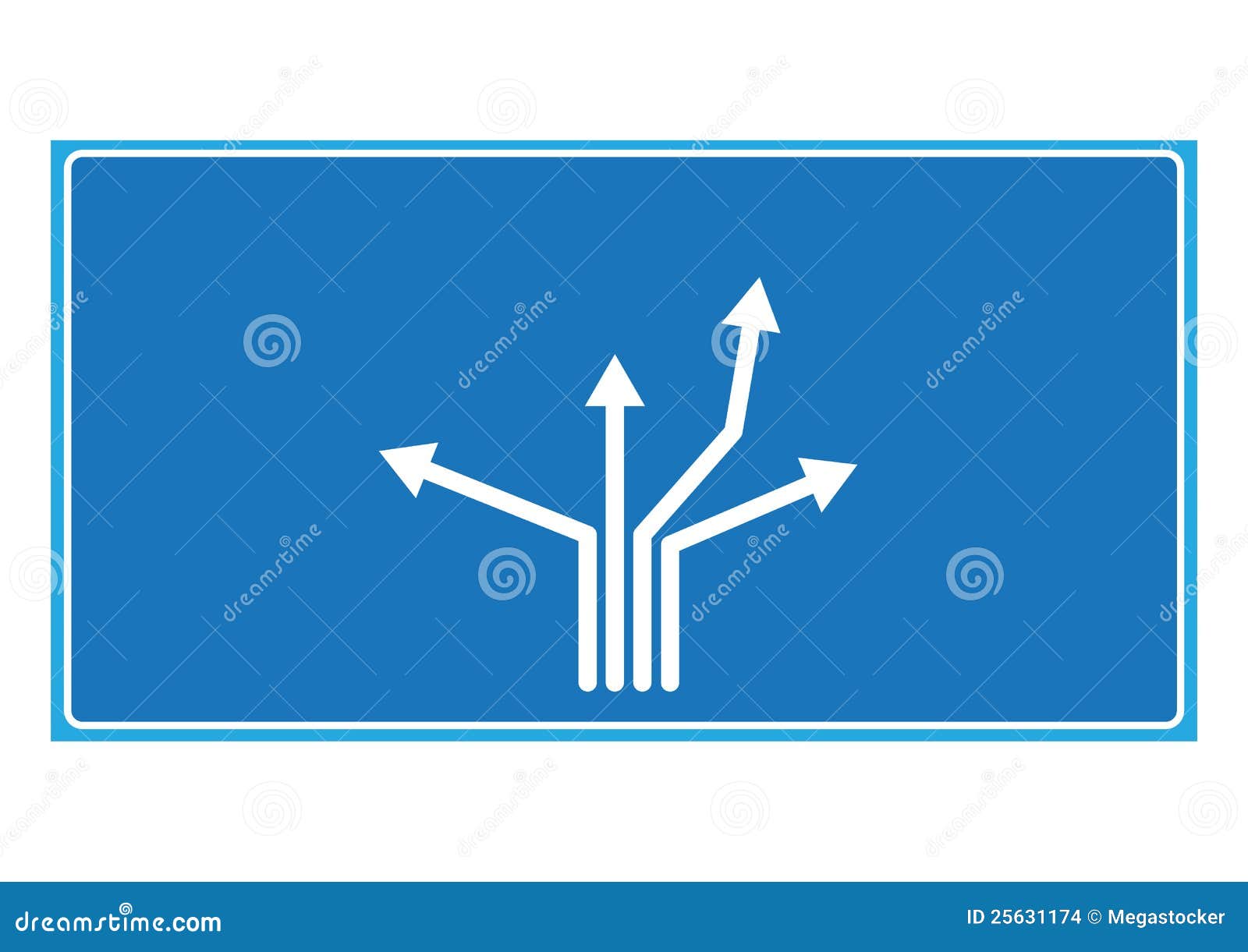 Vector Navigation Boards stock vector. Illustration of blue - 25631174