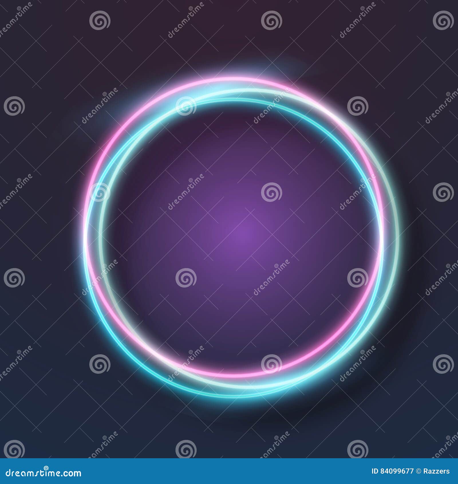 Vector Neon Frame Icon. Realistic Vintage Bar Sign Stock Vector ...