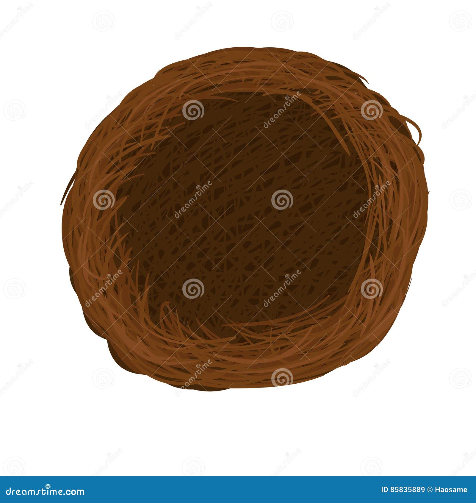 Vector nest stock vector. Illustration of nature, natural - 85835889