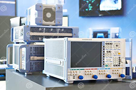 Vector network analyzer stock image. Image of electronics - 156787413