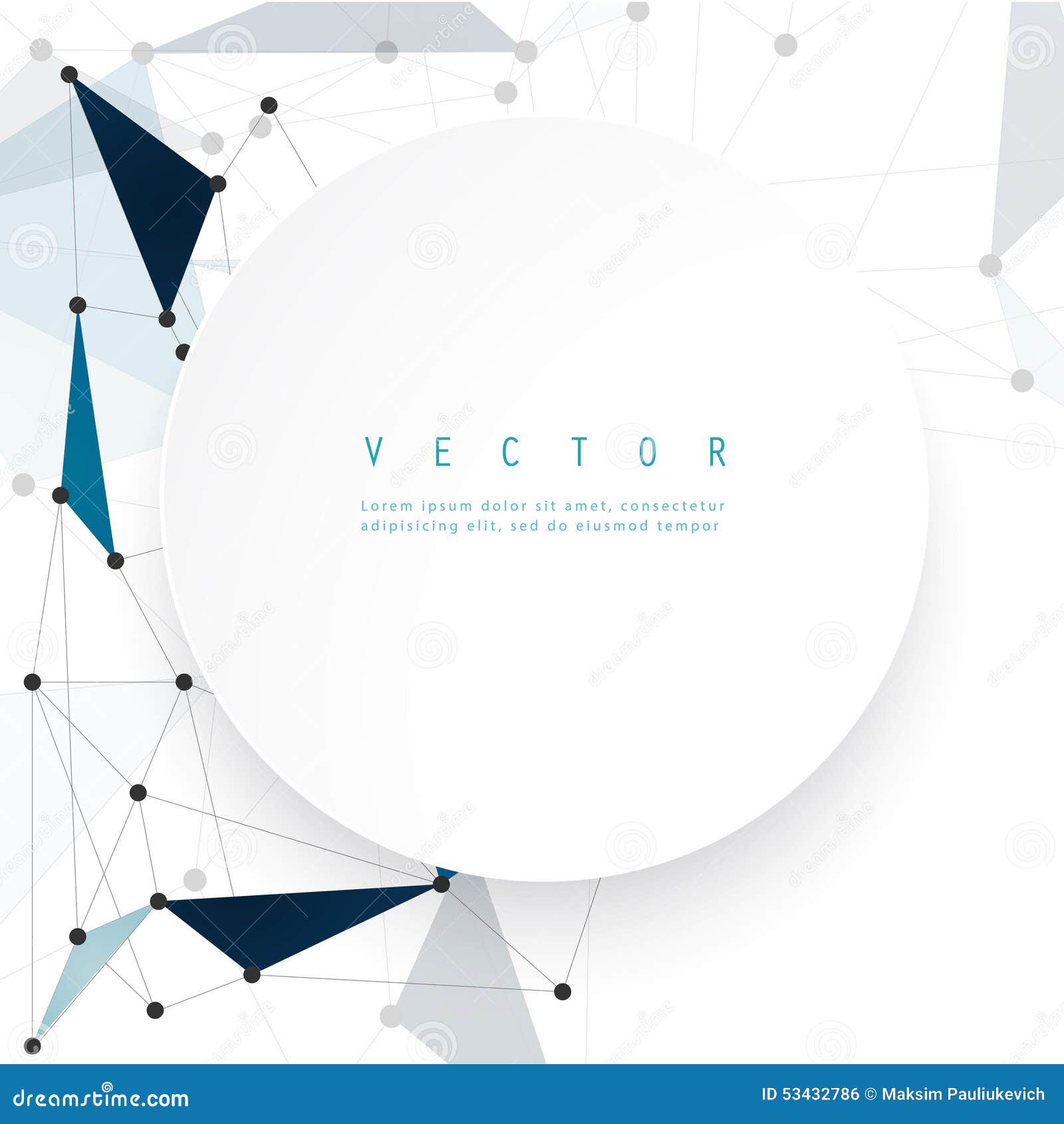Vector Network Background Abstract Polygon Stock Vector - Illustration ...