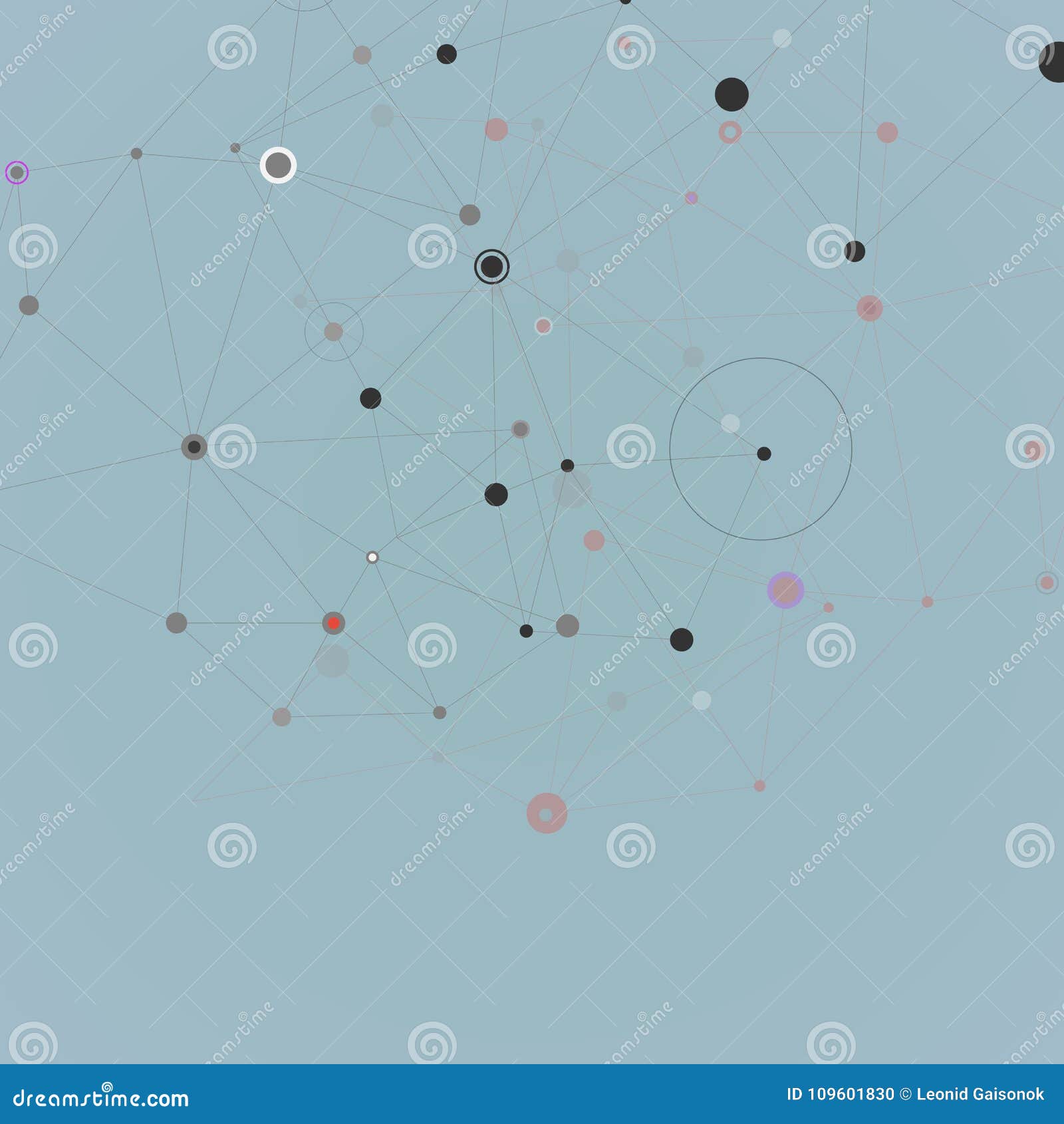 Vector Network and Connection Background for Your Presentation Stock ...