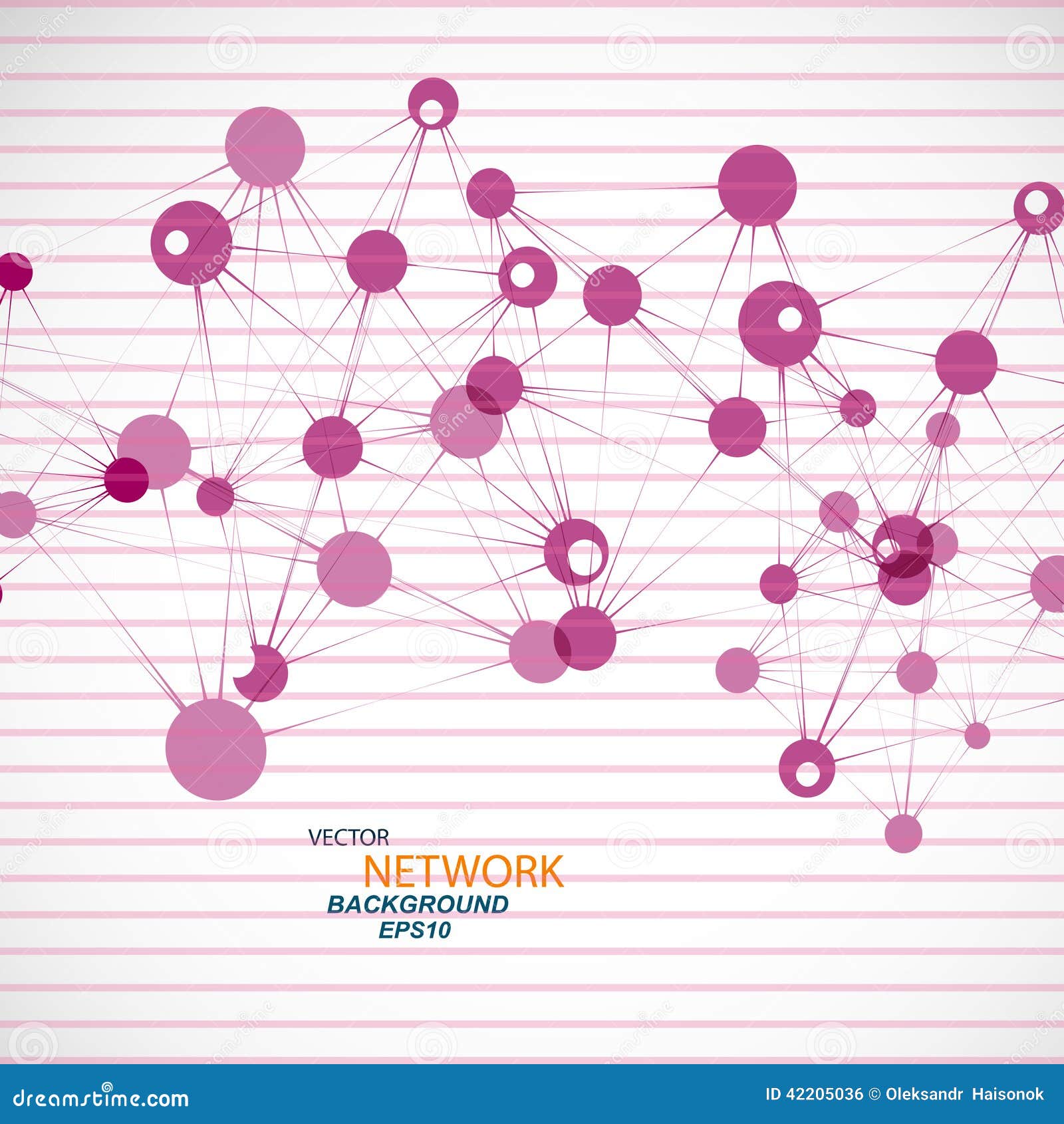 Vector Network Connection and DNA Eps 10 Stock Vector - Illustration of ...